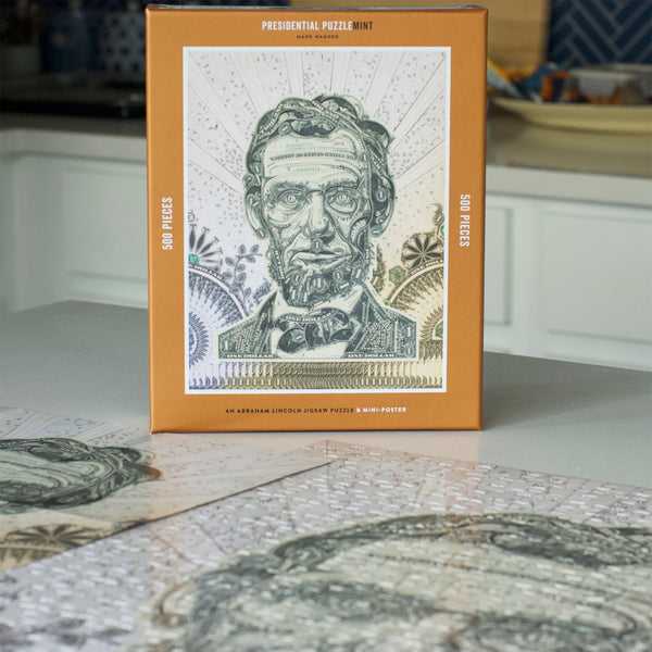 Presidential PuzzleMint: An Abraham Lincoln Jigsaw Puzzle and Mini-Pos ...