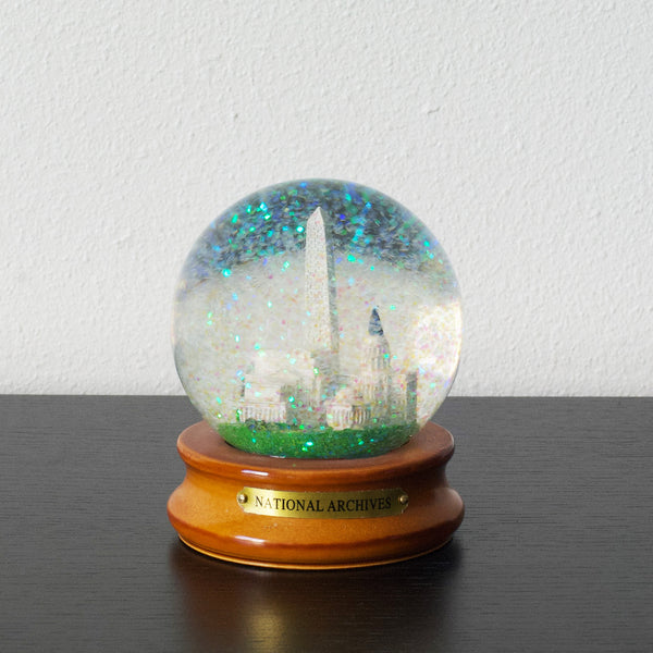 National Archives Building and Washington, D.C. Monuments Snow Globe ...