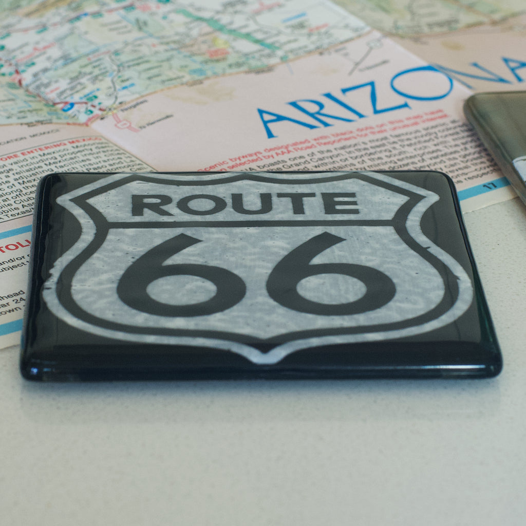 Route 66 Glass Coaster – National Archives Store