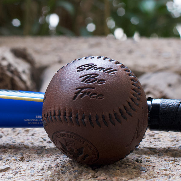 President Lincoln Signature/National Archives Leather Baseball ...
