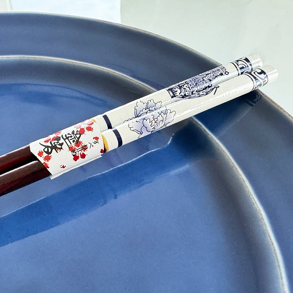 Wooden Cherry Blossom Chopstick Set – National Archives Store