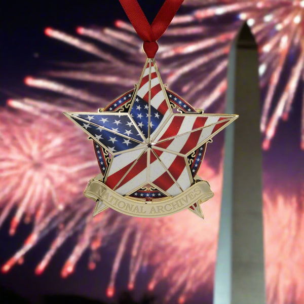 Flag Star Ornament – National Archives Store