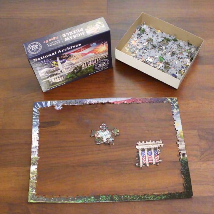 Fireworks and D.C. Landmarks 500 Piece Jigsaw Puzzle – National ...
