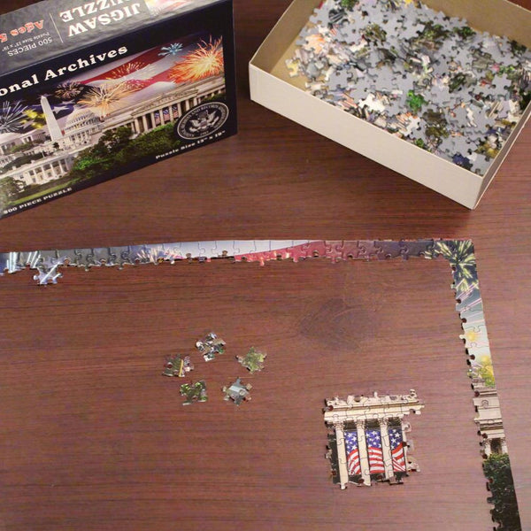 Fireworks and D.C. Landmarks 500 Piece Jigsaw Puzzle – National ...