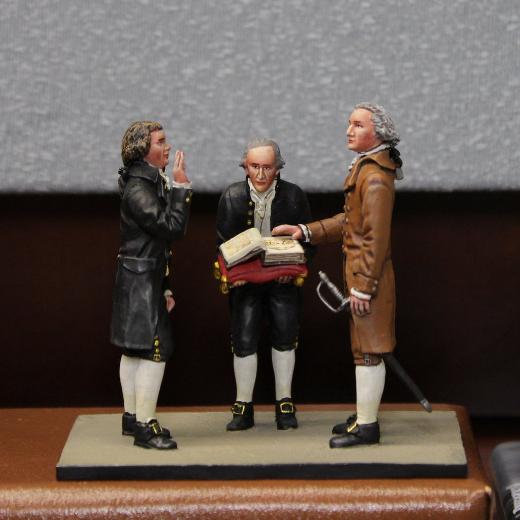 Miniature Collector's Scene of George Washington's Inauguration ...