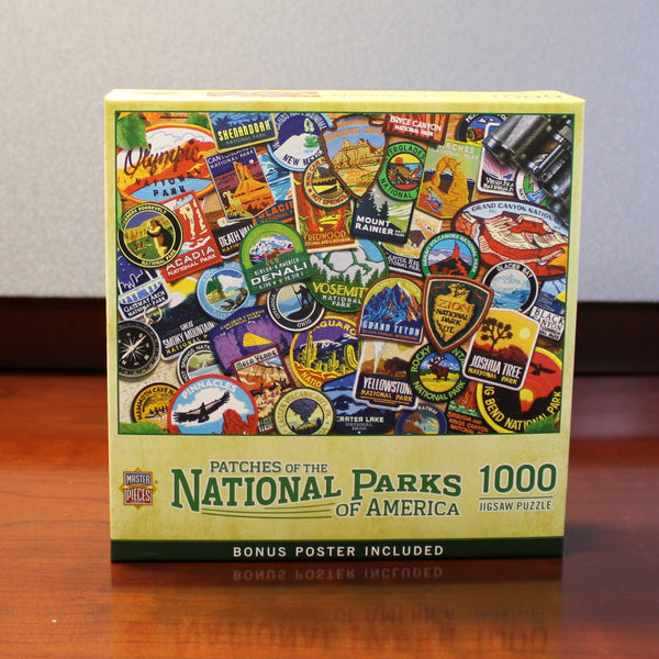 National Parks Patches Collage Puzzle – National Archives Store