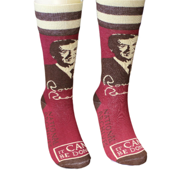 Ronald Reagan It Can Be Done Crew Socks – National Archives Store