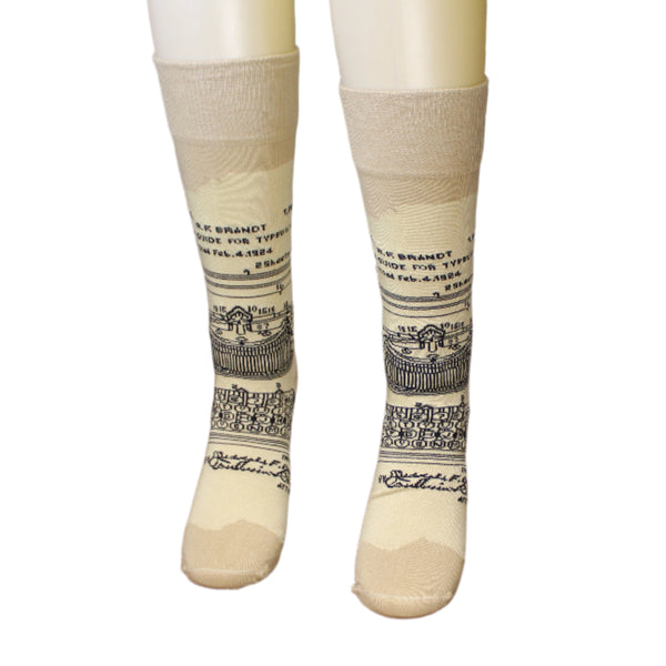 Typewriter Patent Socks – National Archives Store