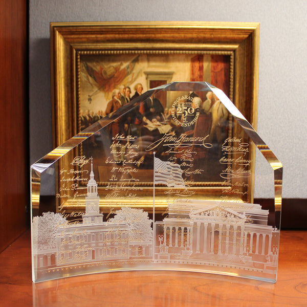 Declaration 250th Anniversary Limited Edition Crystal Monolith ...