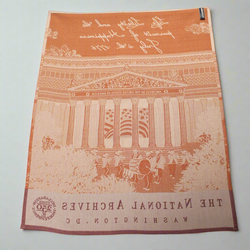 Loomed 250th Anniversary Declaration of Independence Tea Towel ...