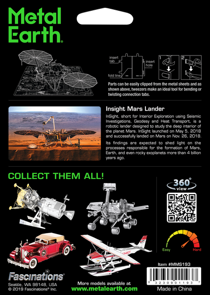 InSight Mars Lander Metal Model Kit – National Archives Store