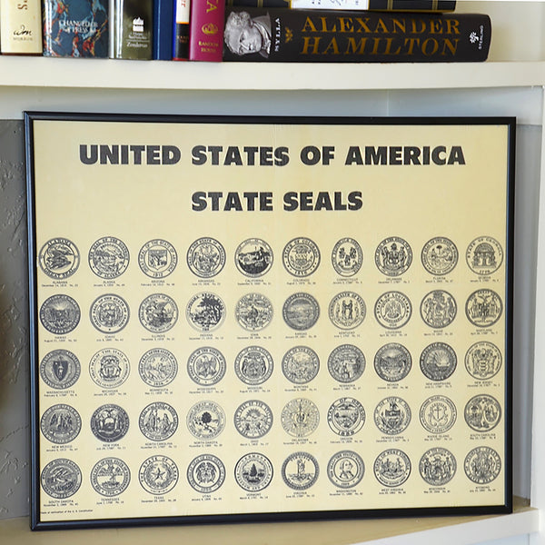 US State Seals Document – National Archives Store