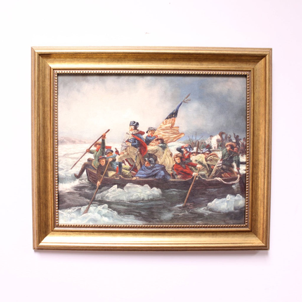 George Washington Crossing the Delaware Painting Print On Canvas ...