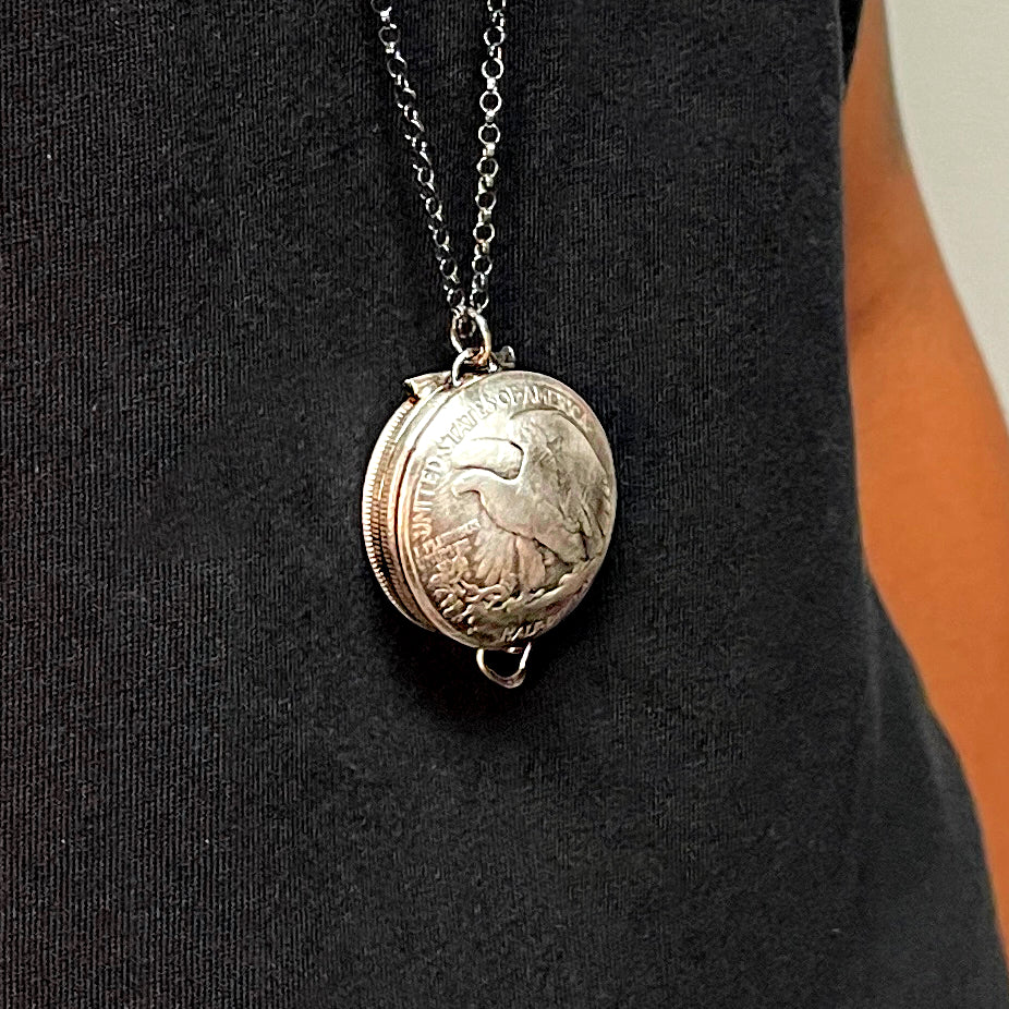 Walking Liberty Locket – National Archives Store