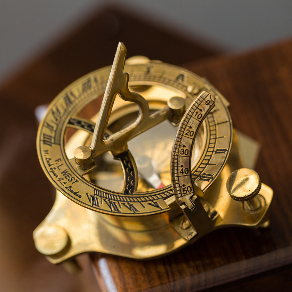 Brass Sundial and Compass – National Archives Store