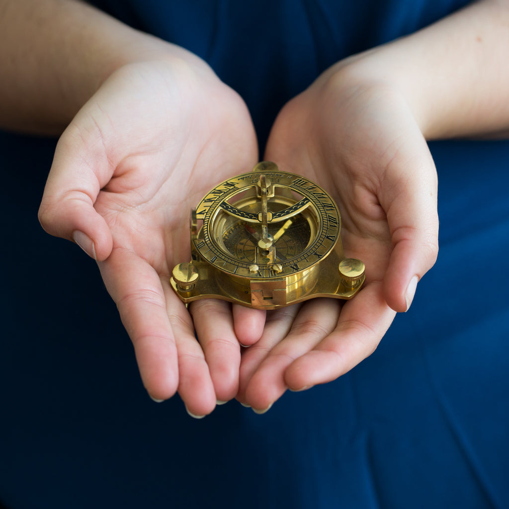 Brass Sundial and Compass – National Archives Store