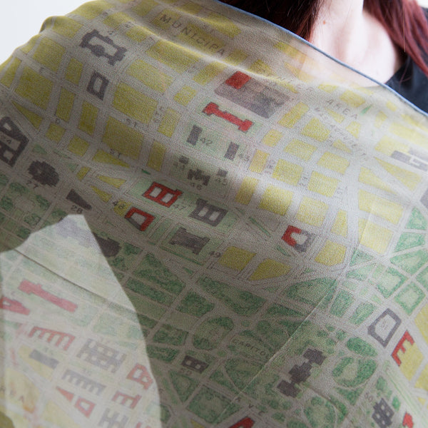 Historic Map of Washington Silk Scarf – National Archives Store