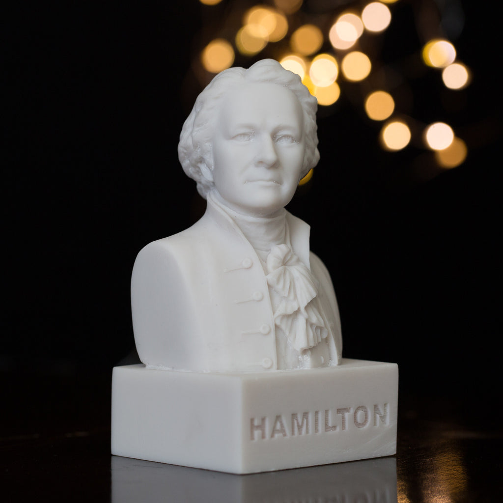 Alexander Hamilton 5 1/2-inch White Bust – National Archives Store