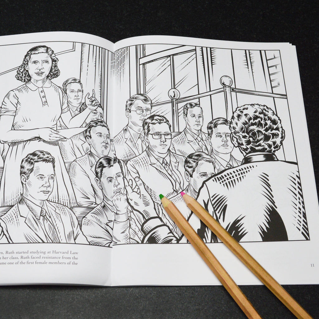 Meet Ruth Bader Ginsburg Coloring Book – National Archives Store