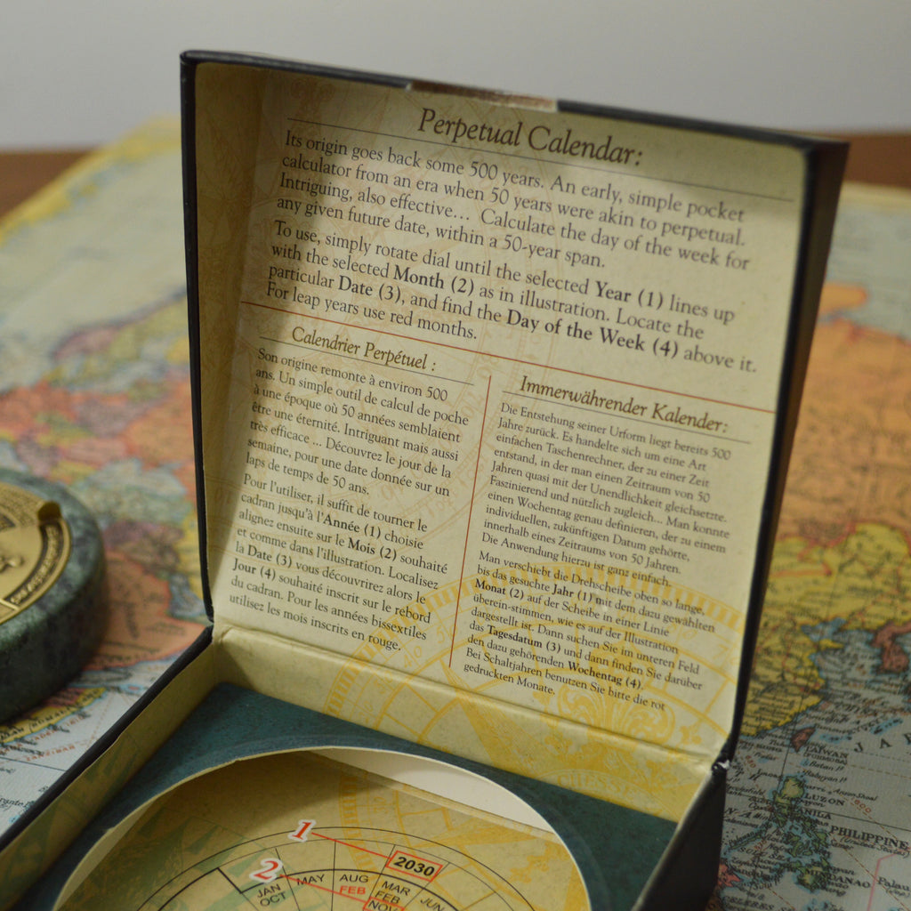 Marble Base Perpetual Calendar – National Archives Store