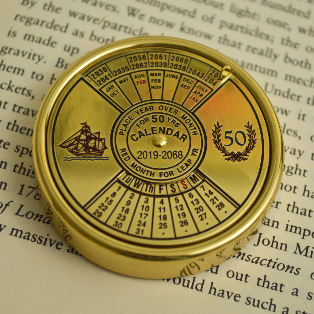 Brass Base Perpetual Calendar – National Archives Store