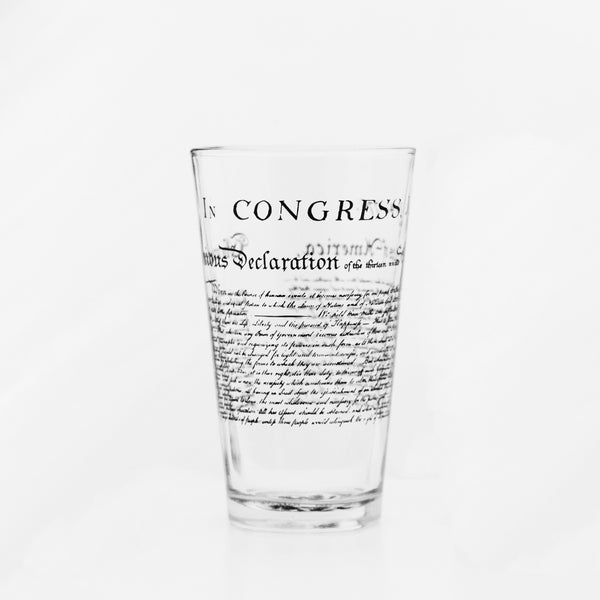 Declaration of Independence Pint Glass – National Archives Store