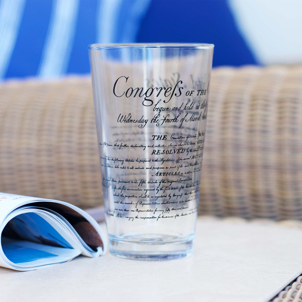 Bill of Rights Pint Glass – National Archives Store