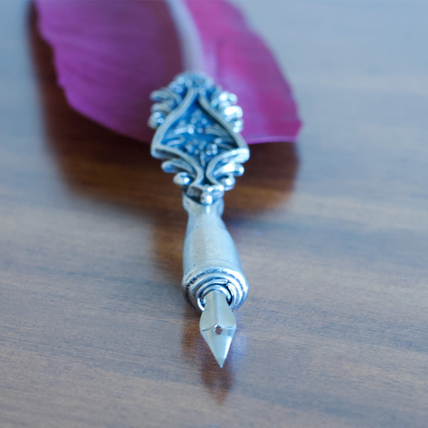 Dark Red Feather Pen – National Archives Store