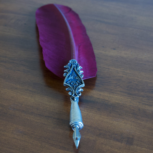 Dark Red Feather Pen – National Archives Store