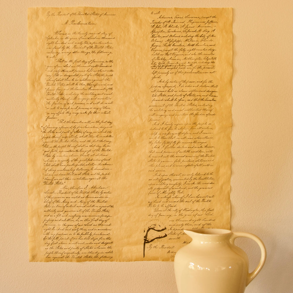 Emancipation Proclamation Full Size Replica – National Archives Store