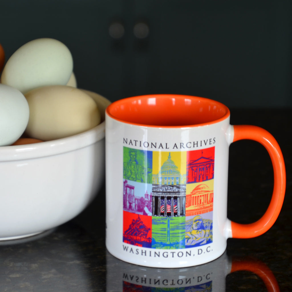 Capital Landmarks Art Mug – National Archives Store