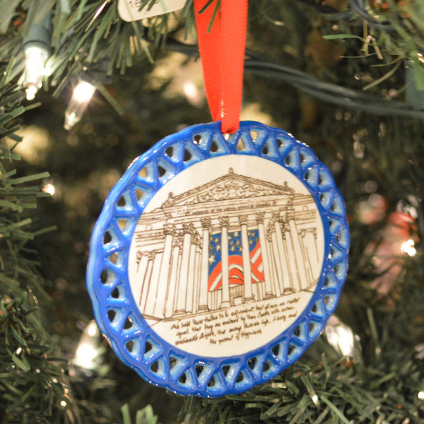 Archives Building with Flag Ornament – National Archives Store