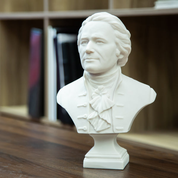 Alexander Hamilton 10 1/2-inch White Bust – National Archives Store
