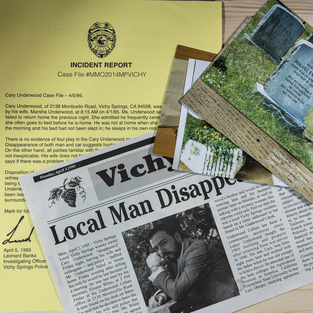 Murder Mystery Party Case Files Game: Underwood Cellars – National ...