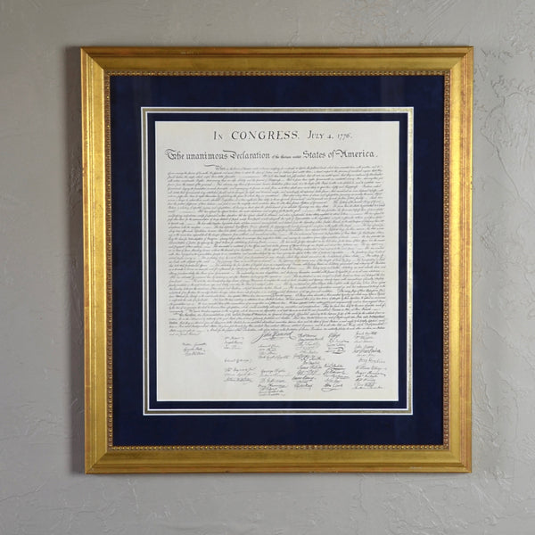 Premium Framed Declaration of Independence – National Archives Store