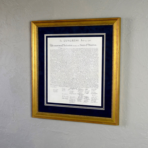 Premium Framed Declaration of Independence – National Archives Store