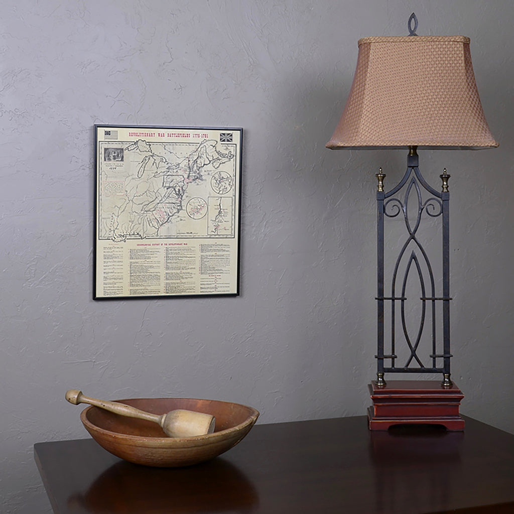 Parchment Revolutionary War Map 1775-1781 – National Archives Store