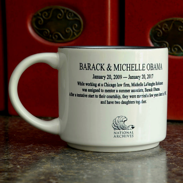 Presidential Couple Mug: Obama – National Archives Store