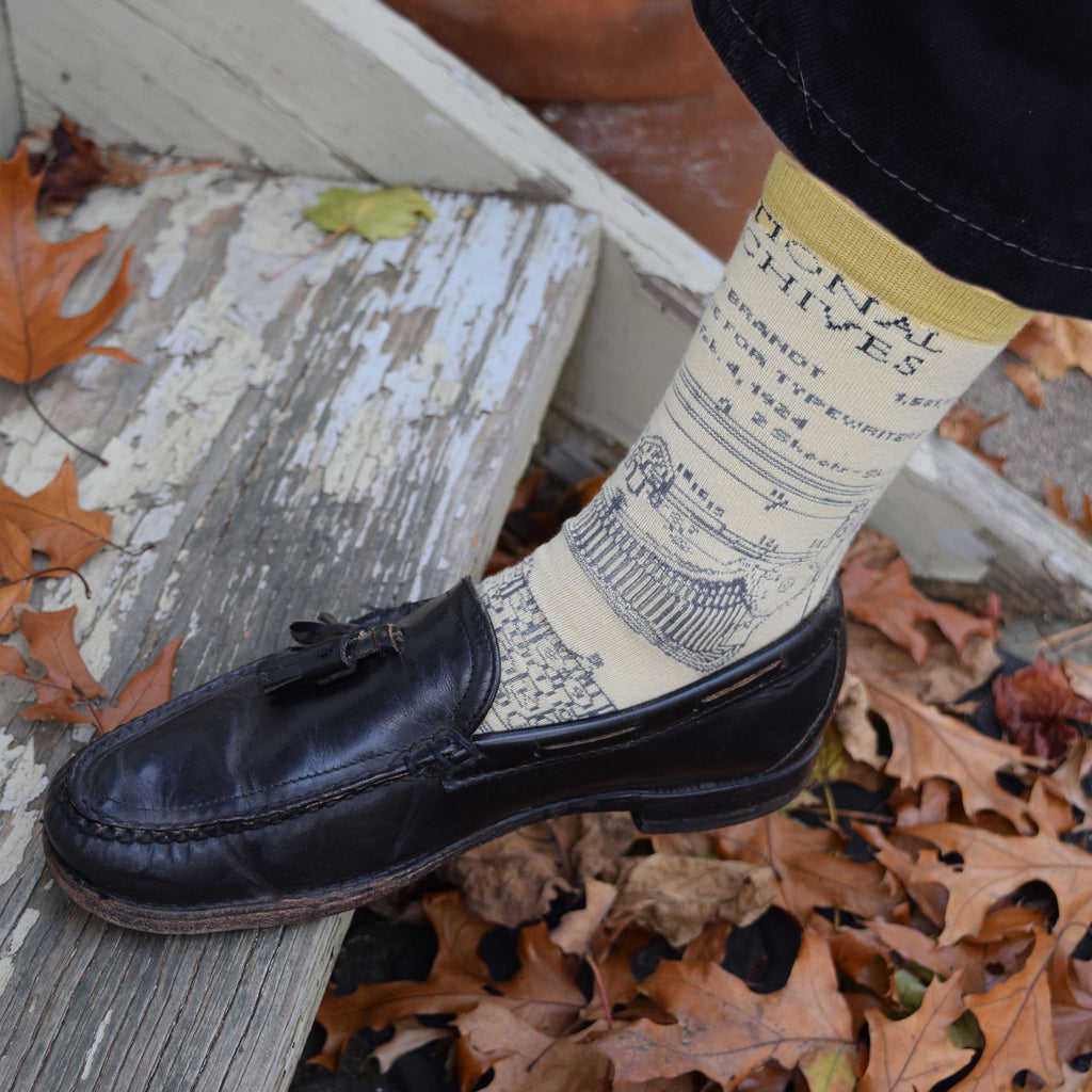 Typewriter Patent Socks – National Archives Store