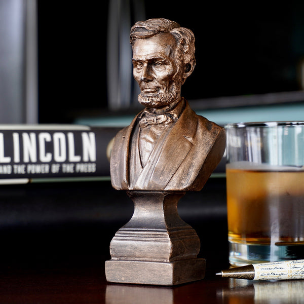 Abraham Lincoln 5 1/2-inch Bronze Bust – National Archives Store