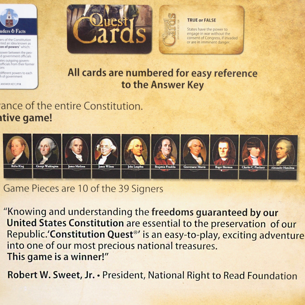 Constitution Quest Board Game – National Archives Store