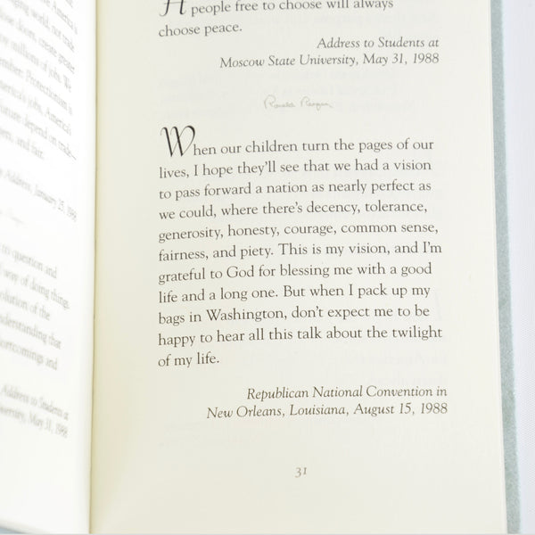 Quotations of Ronald Reagan – National Archives Store