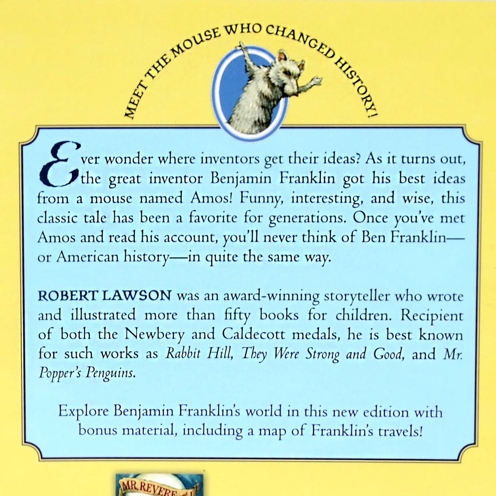 Ben and Me: An Astonishing Life of Benjamin Franklin by His Good Mouse ...