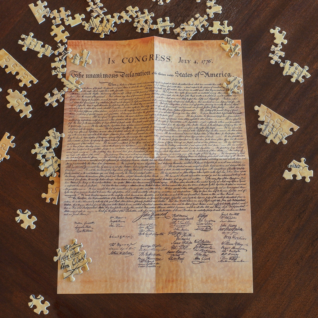Declaration of Independence 1,000 Piece Puzzle – National Archives Store