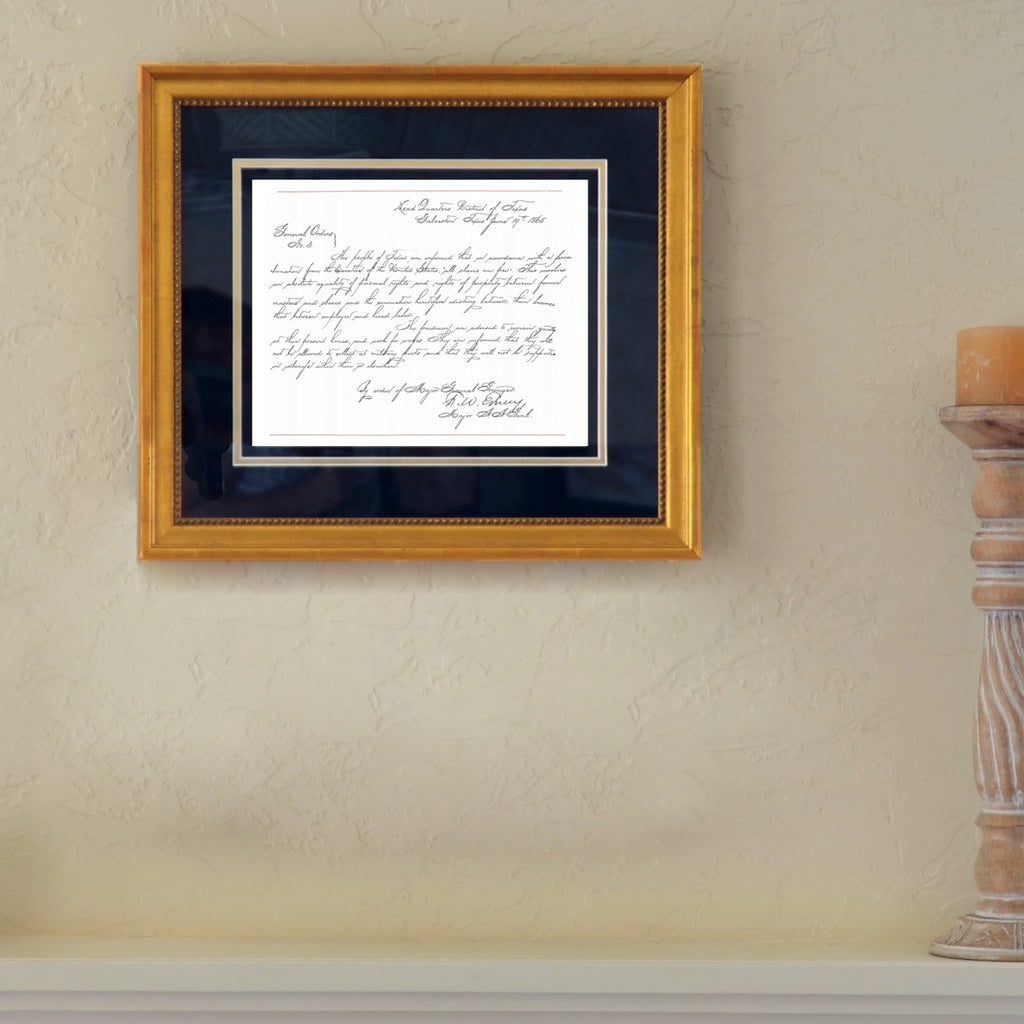 Juneteenth General Order No. 3 Reproduction – National Archives Store